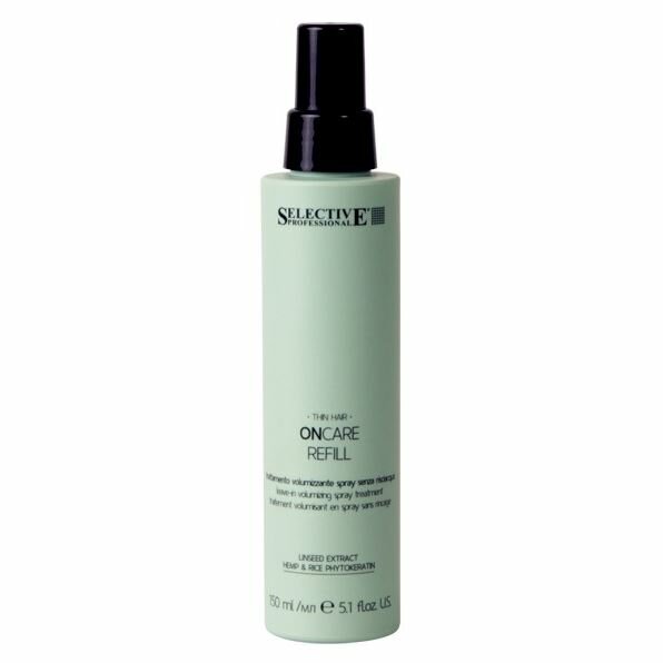 Спрей Selective Professional ONcare TECH OnCare Refill Volumizing Spray, Спрей-филлер несмываемый для придания объема, 150 мл