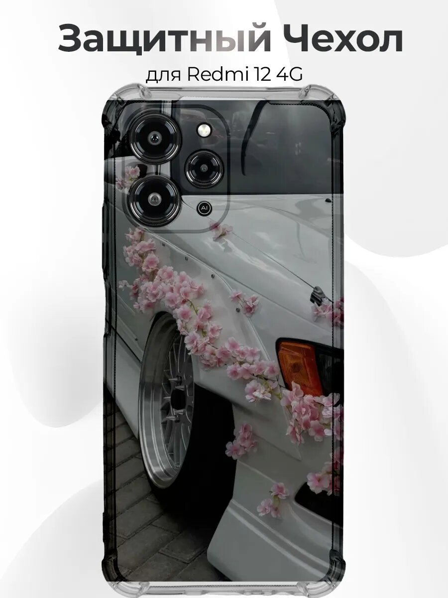 IPhone XS Max белая Silvia S13 с сакурой