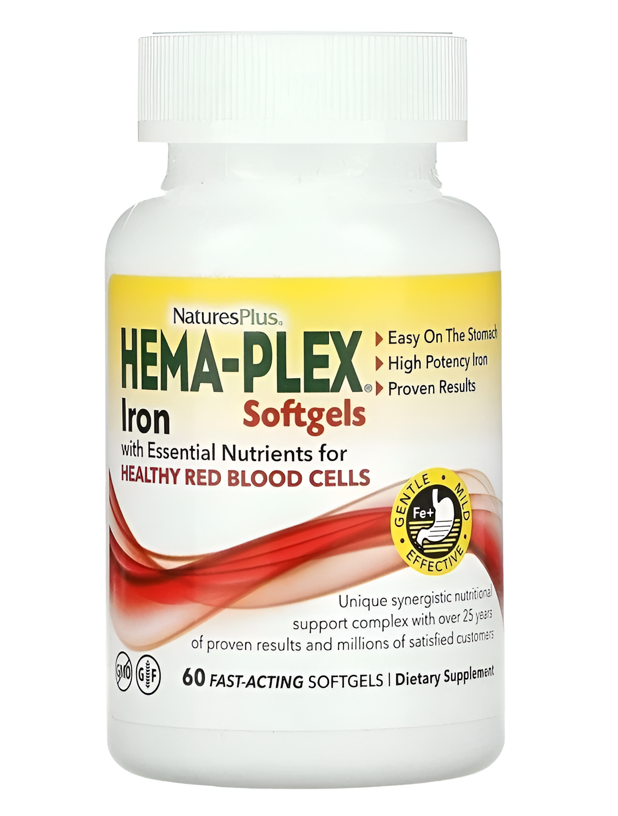 БАД Nature's Plus "Hema-Plex", железо для сердечно-сосудистой системы, США, 60 шт.