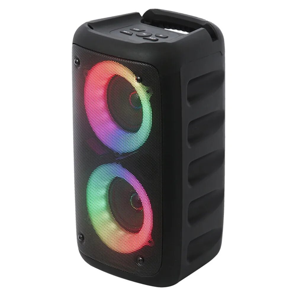 Портативная колонка 10W 2400mAh с микрофоном и светом