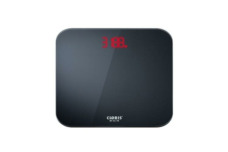Весы электронные напольные унисекс CLORIS C606, со стеклянной платформой и LED дисплеем