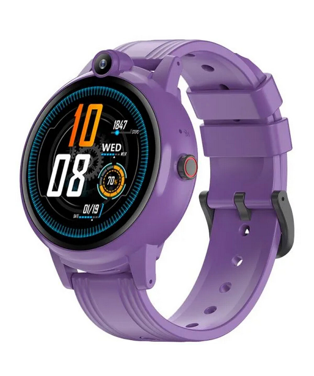 Детские умные часы Fontel KidsWatch 4G Classic Фиолетовый 2G, 3G, 4G WiFi, GPS
