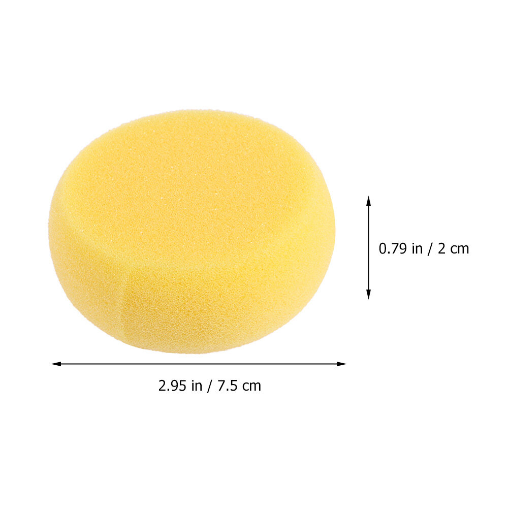 8 Шт Детские Красочные Губки Для Рисования Желтые Размер 2X7 5X7 5Cm