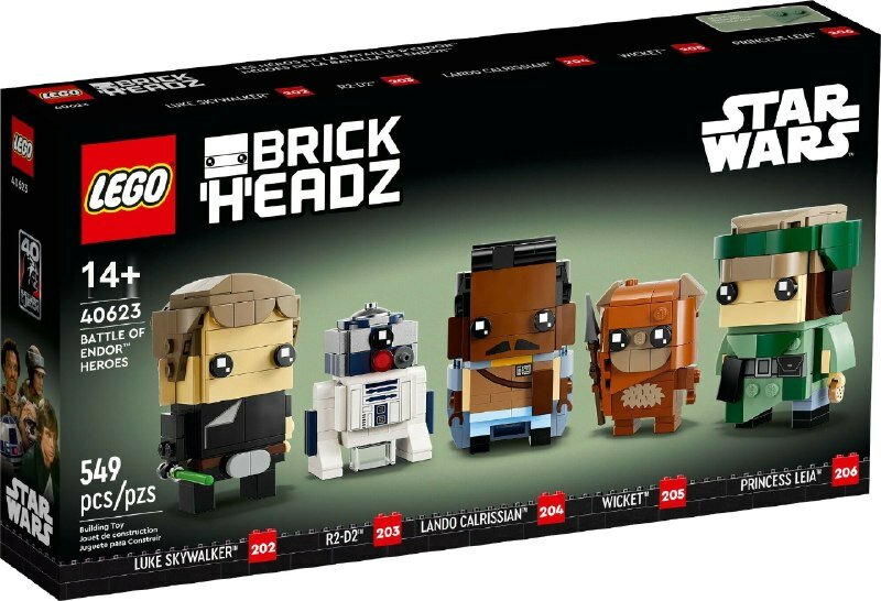 Конструктор Lego BrickHeadz 40623 Сувенирный набор Герои битвы на Эндоре