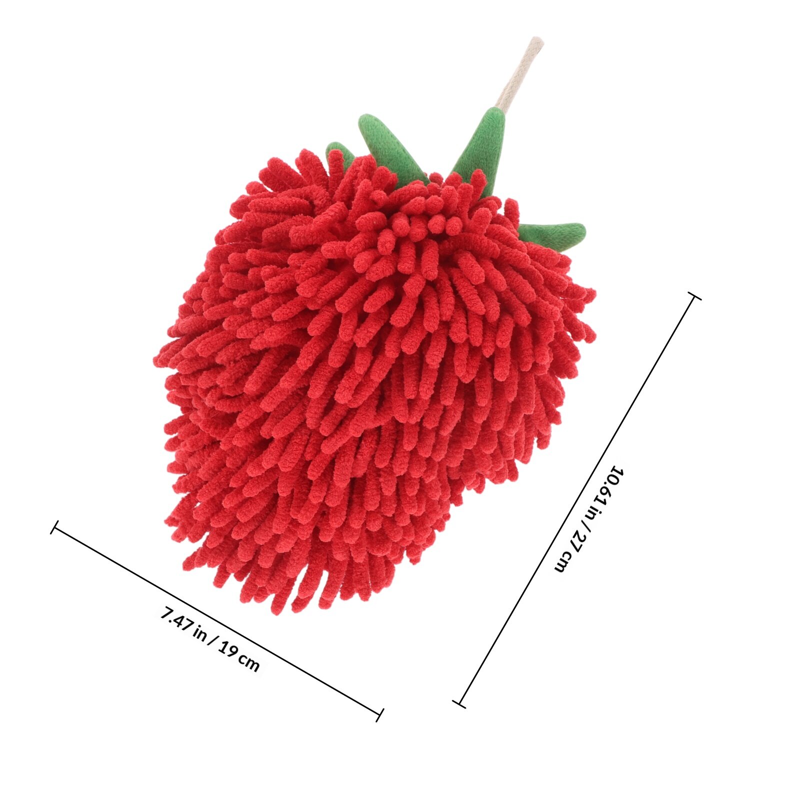 Милый Полотенец В Forme Соломенной Ягоды С Петлей Для Вешания 27.00X19.00X9.00Cm