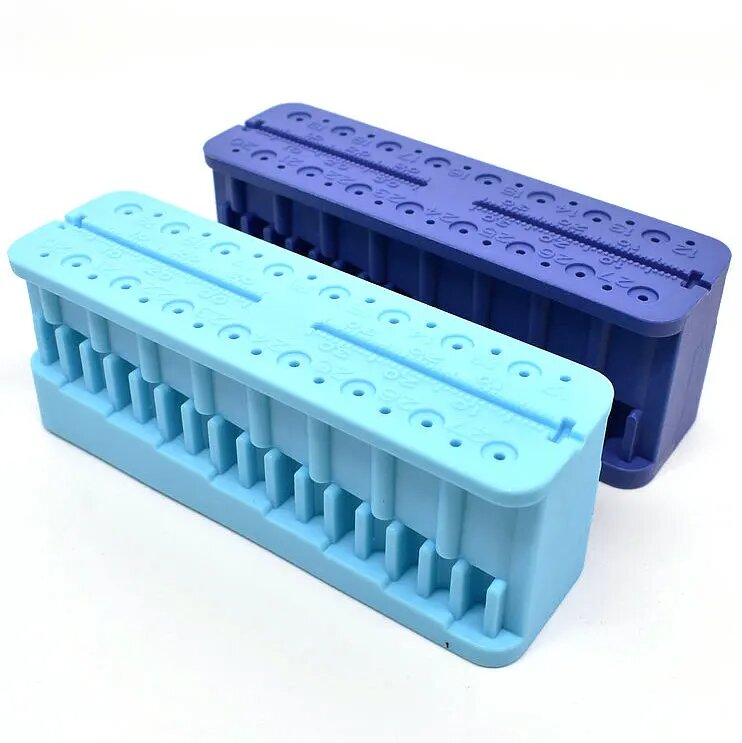 Эфлайдент эндодонтическая линейка blue and light blue