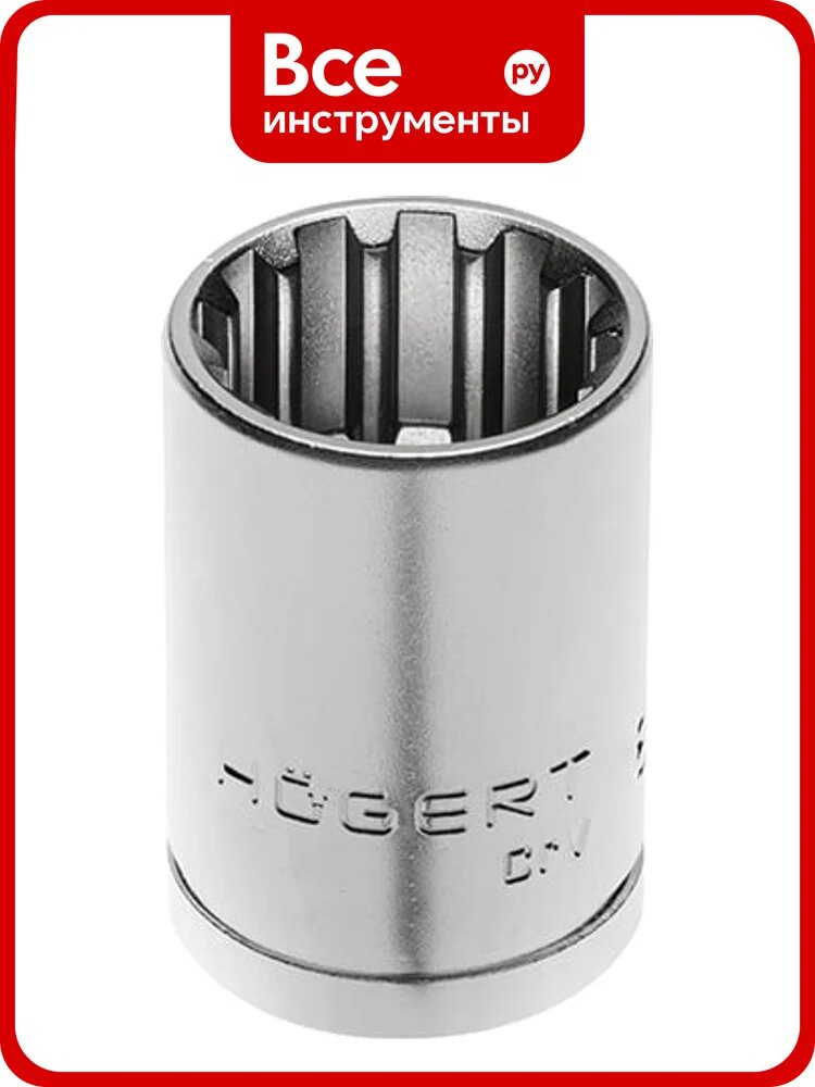Головка торцевая Spline (22 мм; 1/2DR; CrV50BV30; DIN 3124) HOEGERT TECHNIK HT1A422