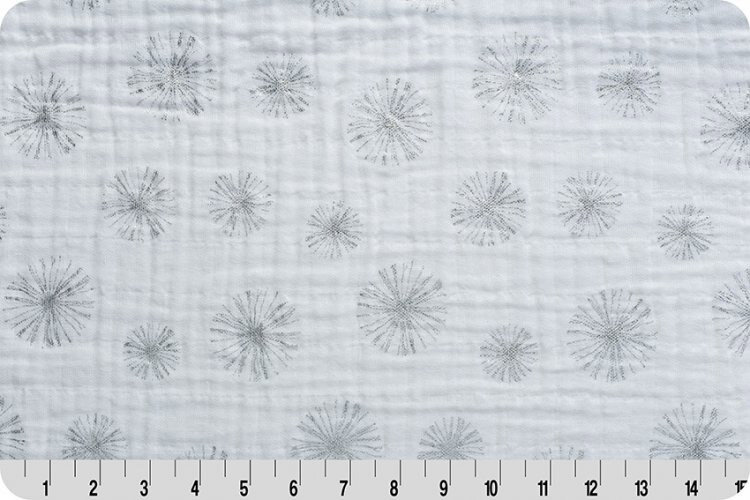 Ткань для пэчворка Shannon Fabrics Embrace metallic, марлевка, 100х125 см, 120 г/м2, 100% хлопок