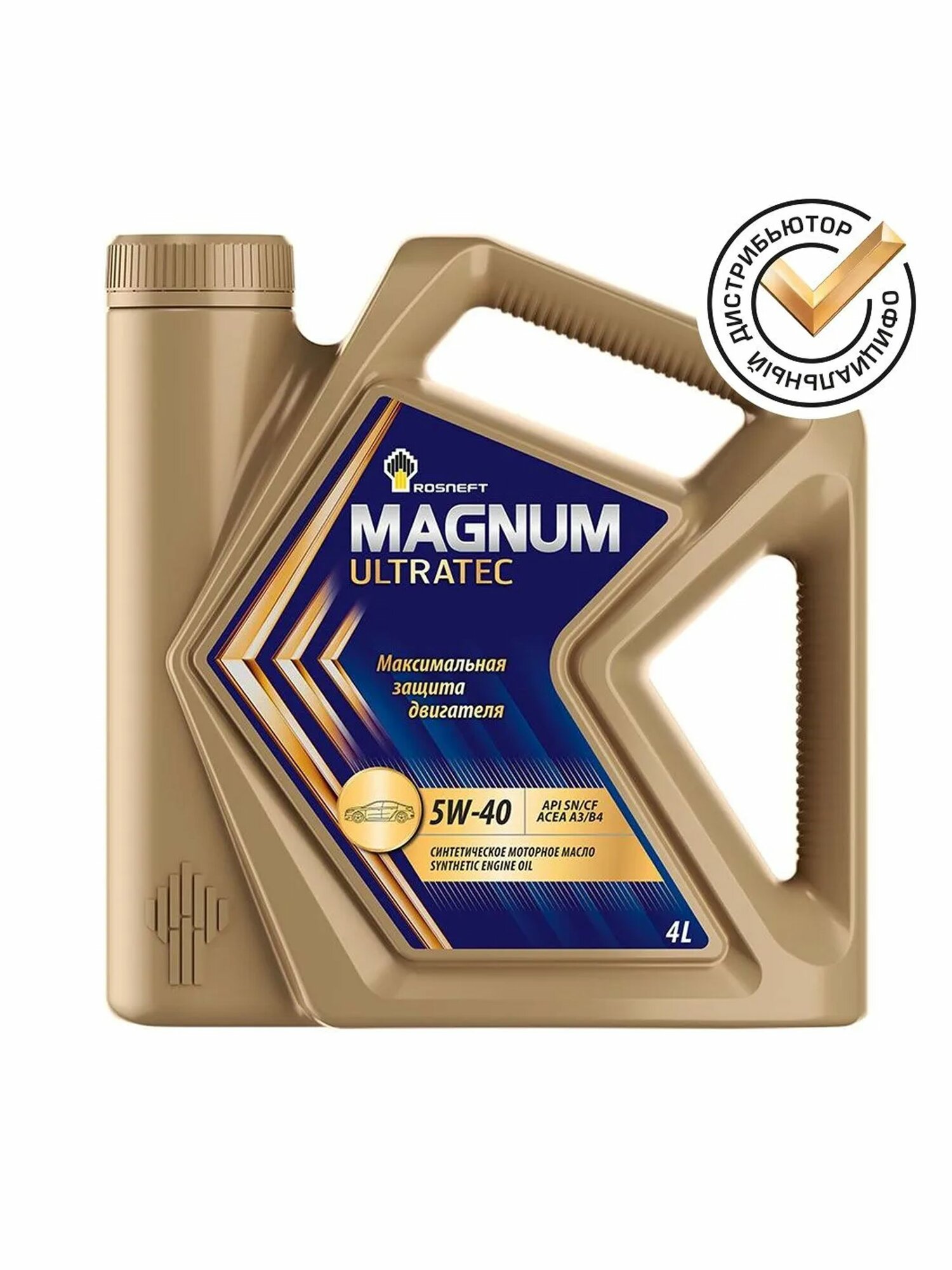 Rosneft Magnum Ultratec 5W-40 Масло моторное, Синтетическое, 4 л