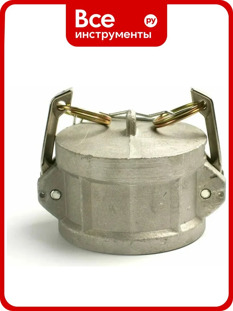 Алюминиевый камлок TITAN LOCK типа DC серия "EcoLine", заглушка для ниппеля 1 1/2", TL150DCAL-EL