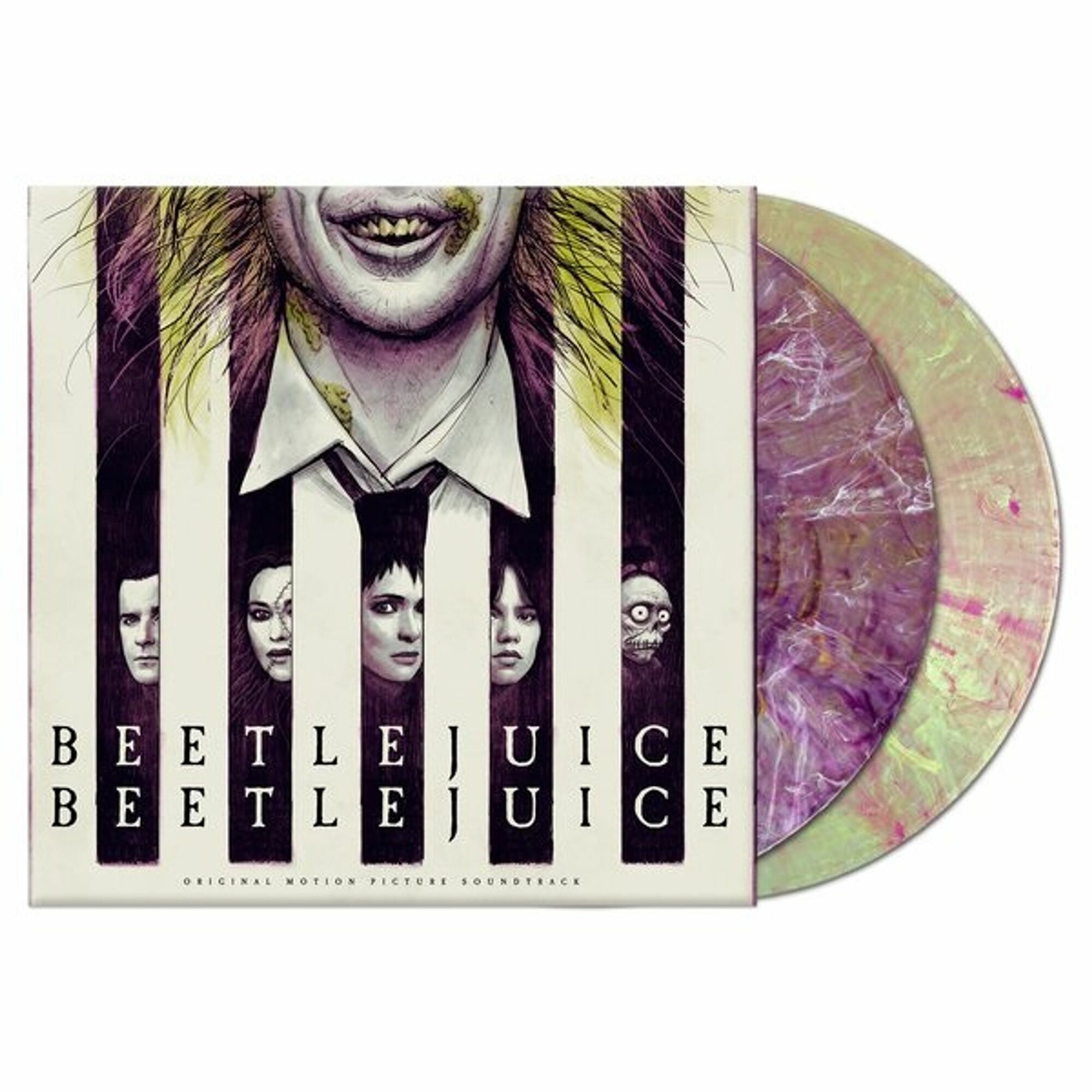 Виниловая пластинка Beetlejuice Beetlejuice (180g) (Purple, Green, White Swirl Vinyl) (2 LP) (2 LP)