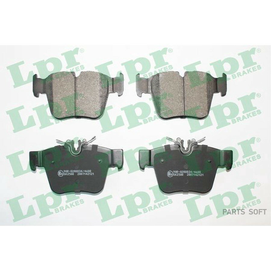 LPR 05P2121 Колодки тормозные MERCEDES GLC (X253/C253) 15- задние арт. продавца LPR05P2121