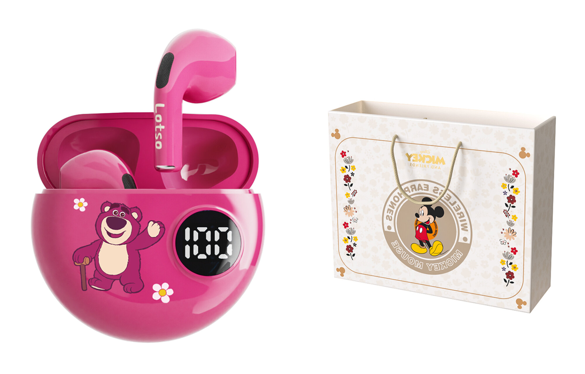 Беспроводные наушники-вкладыши унисекс Disney 5791107, Bluetooth, зарядка от USB, портативные