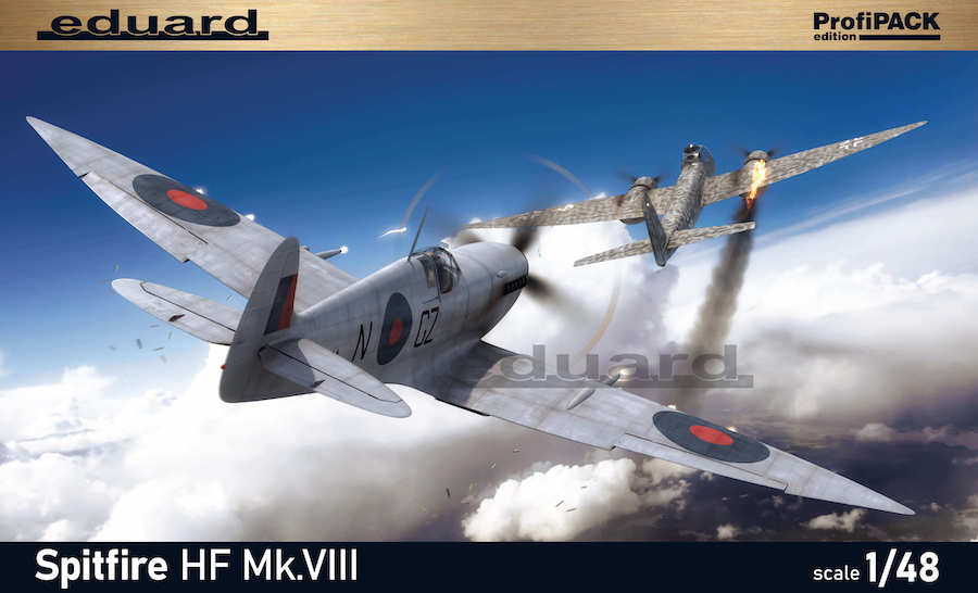 Сборная модель 1/48 Supermarine Spitfire HF Mk.VIII ProfiPACK edition (Eduard kits) 8287