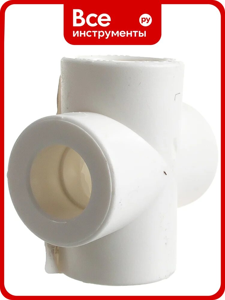 Переходная крестовина PRO AQUA PP-R Белая d-25-20 мм PA17521b