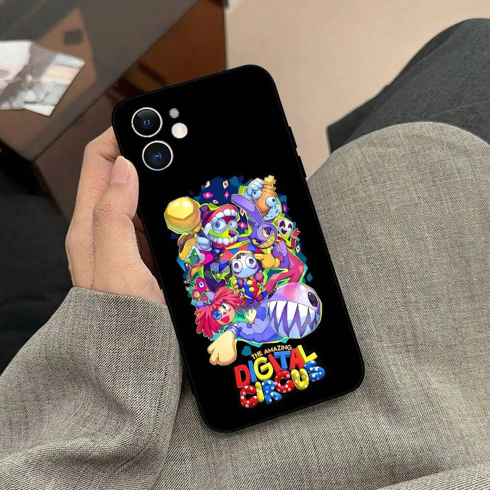 Удивительный чехол для телефона G-Digital T-Circus, черный чехол для телефона для IPhone 17/16/15/13/14 Pro Max/11 Plus/X/Xr/Xs Max 13mini