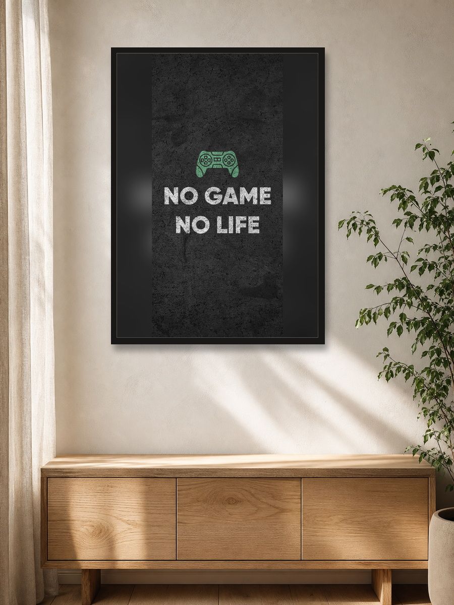 Постер интерьерный аниме No Game No Life геймеру декор B2 50 70 см