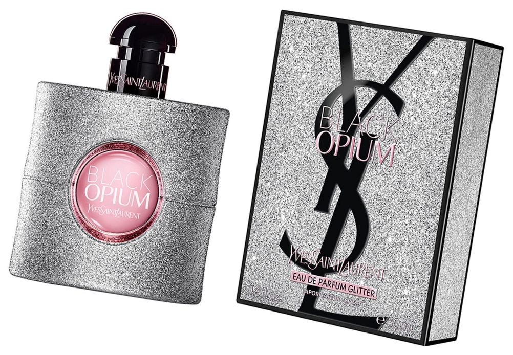Ив Сен Лоран Блэк Опиум Глиттер / Yves Saint Laurent Black Opium Glitter 50 мл, парфюм женский