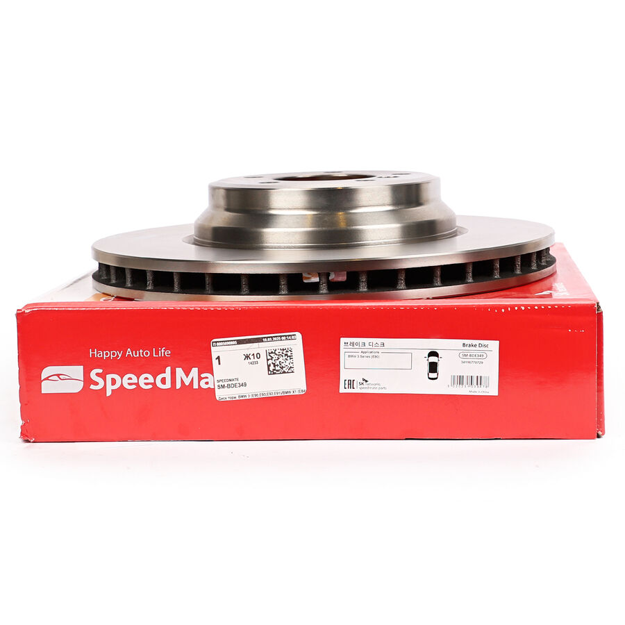 Диск Тормозной Bmw 3 (E90, E93, E92, E91) Bmw X1 (E84) (SPEEDMATE SM-BDE349)