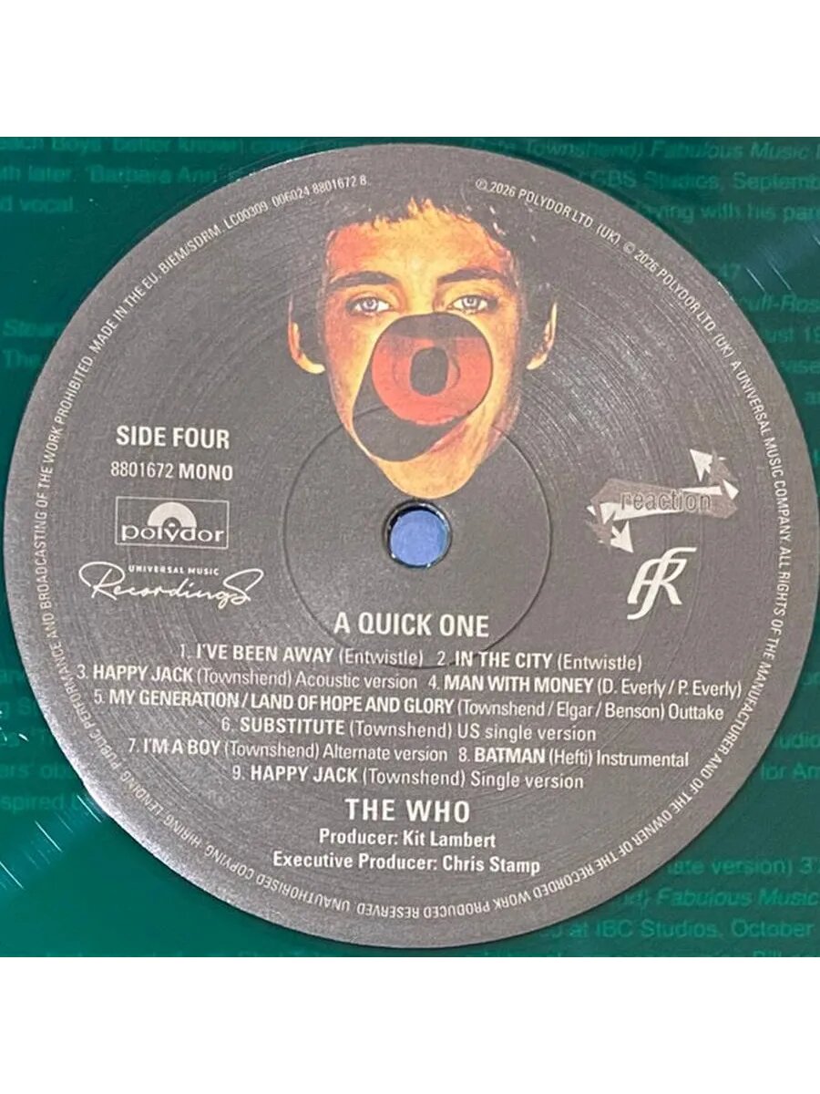 The Who - A Quick One (2LP color) — фото 1