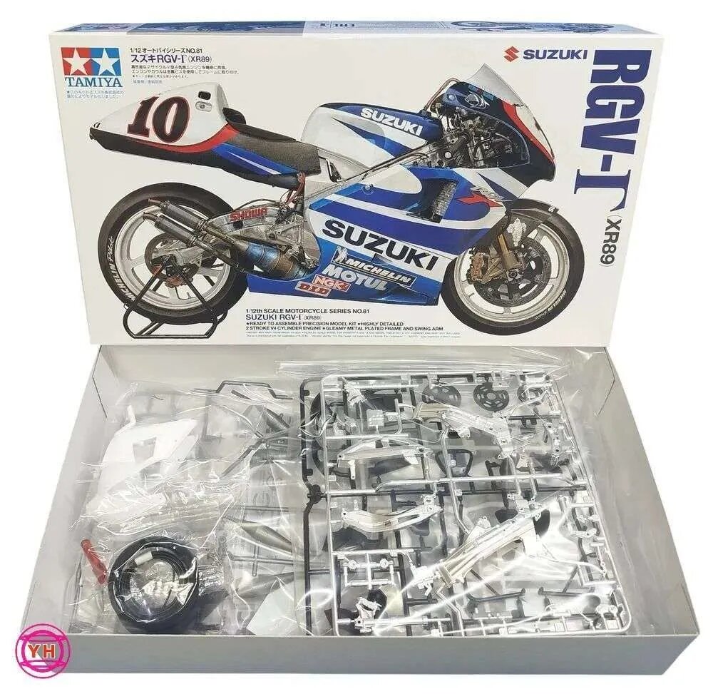 14081 Tamiya Мотоцикл SUZUKI RGV- (XR89) (1:12), Модель для сборки