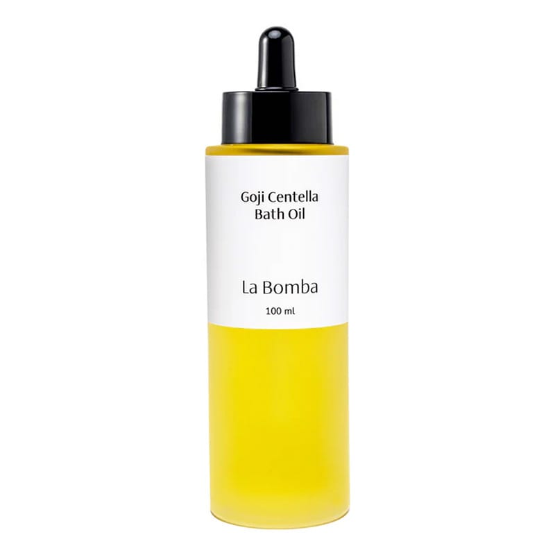 Средство для приготовления ванн La Bomba Goji Centella Bath Oil Масло для ванны без запаха - увлажнение и разглаживание 100 мл