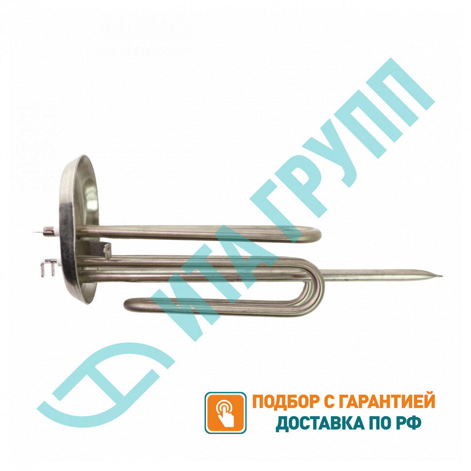 ТЭН 2500Вт (1000Вт/1500Вт) RASP для водонагревателя Ariston ABS PRO, ABS PLT, под анод М5, 65150909, 250909
