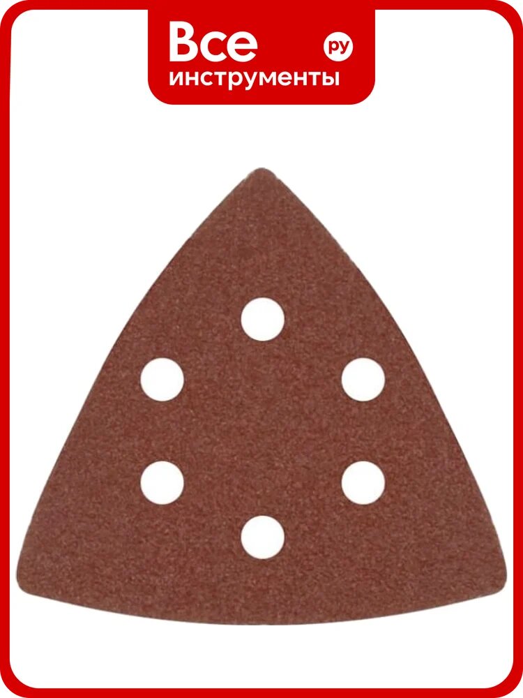 Листы шлифовальные на тканевой основе (80 мм; 5 шт.) FIT 37953