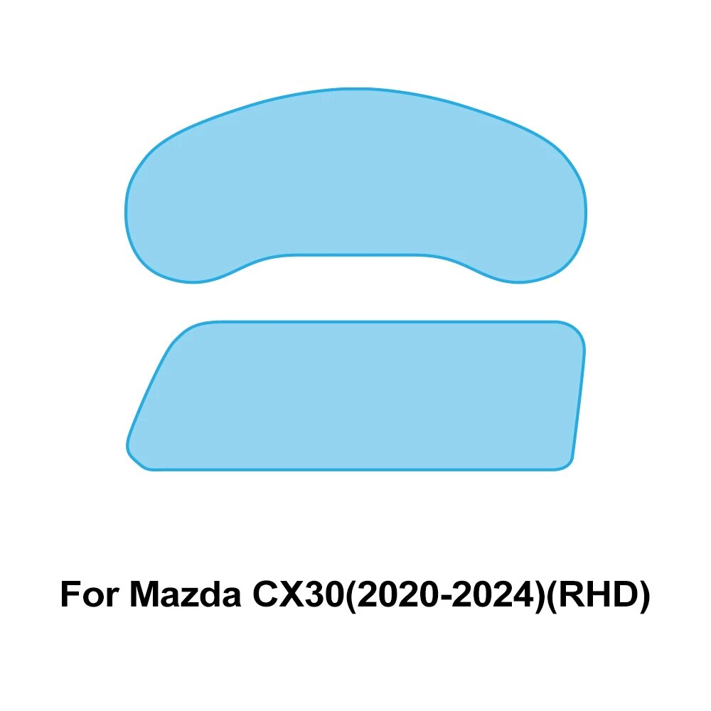 Защитная пленка на приборную панель Mazda CX30 (2020-2024) RHD