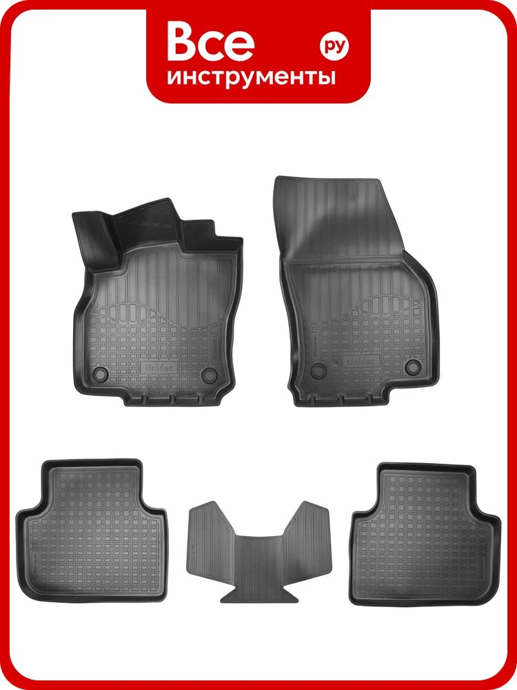 Салонные коврики нор-пласт для Audi Q3 II (F3) 3D (2018) UNIDEC NPA11-C05-604