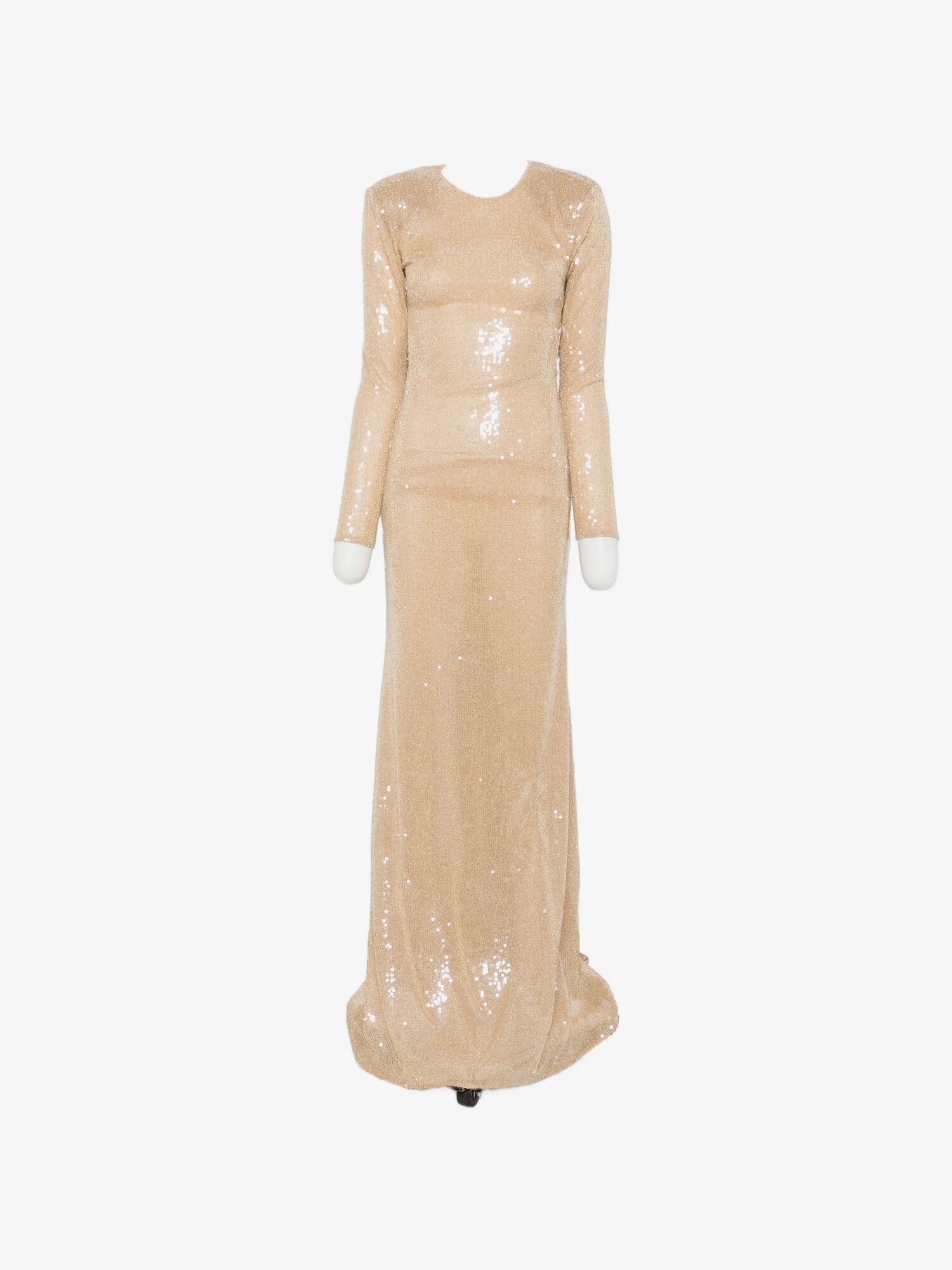 Платье New Arrivals Venom sequin-embellished open-back maxi dress