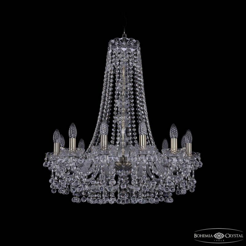 Подвесная люстра Bohemia Ivele Crystal 1409 1409/12/240/h-76 Pa