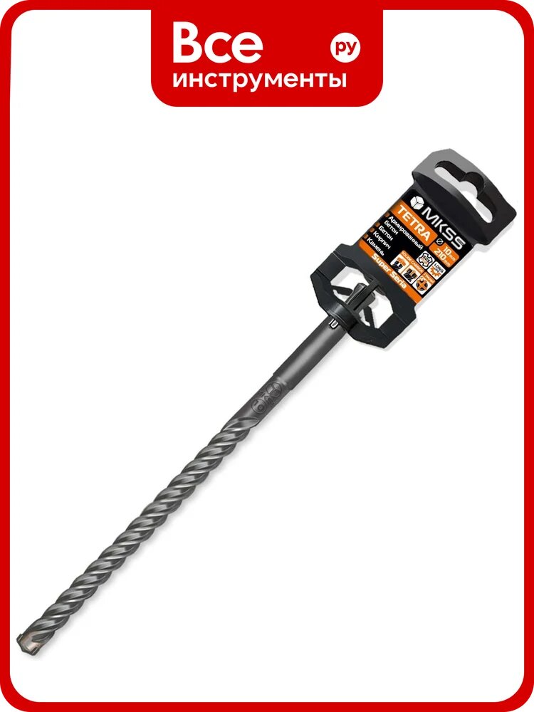 Бур по армированному бетону Tetra MKSS Toolbox SS5502 10x210мм (SDS-plus) MKSS SS55021021