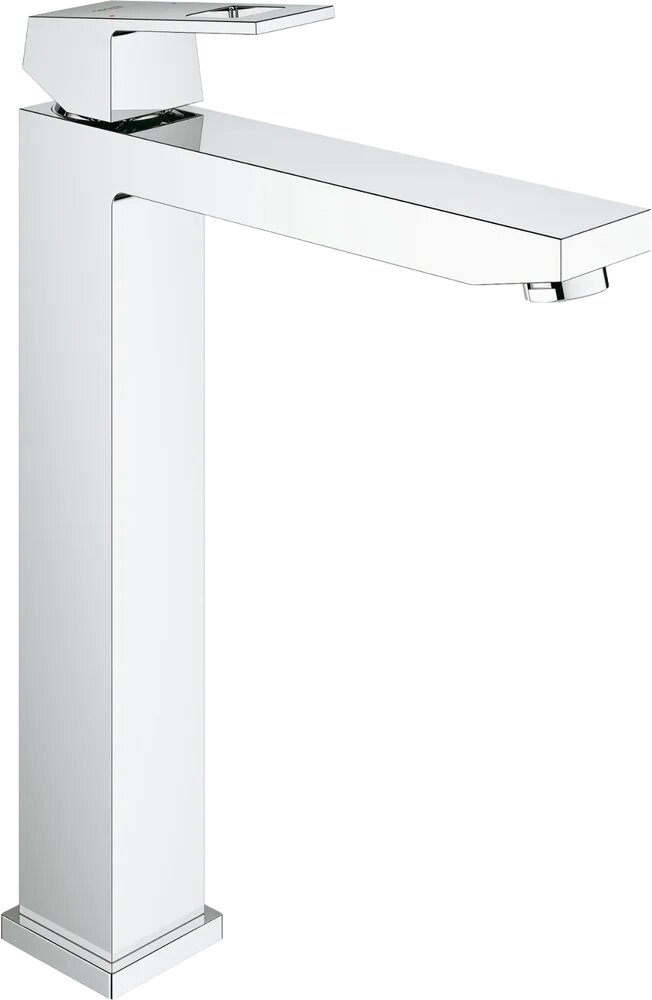Смеситель для раковины Grohe Eurocube 23406000 хром, глянцевый, кран для ванной в раковину, из латуни, рычажный, с керамическим картриджем, с функцией э