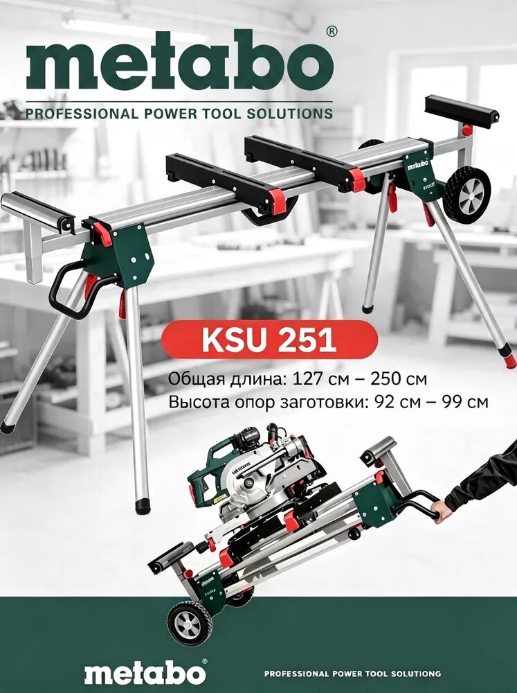 Стол для торцовочной пилы Metabo KSU 251