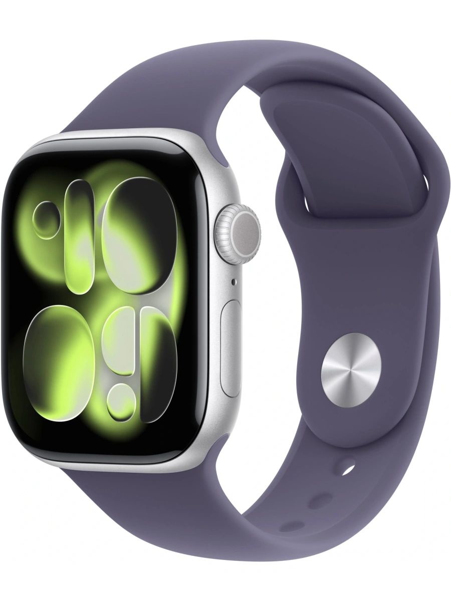 Смарт-часы Apple Watch Series 11 сереб./фиолет. Sport Band 42 mm