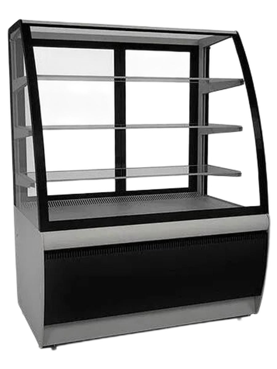 Витрина кондитерская K70 VV 0,9-1 9006-9005 (BCXв-0,9д Carboma Luxe Техно). Товар уцененный