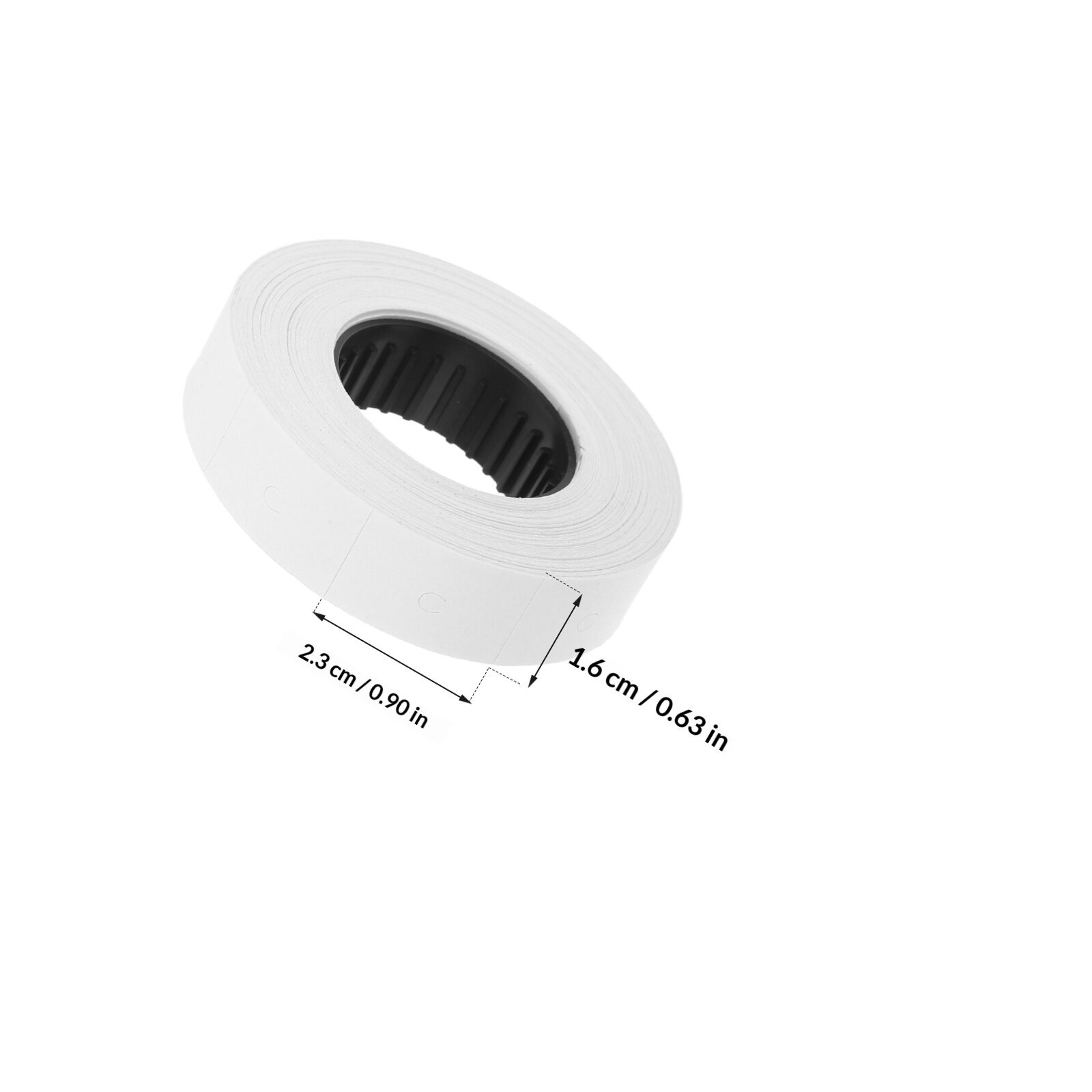10 Рулонов Бумаги Для Маркировки Ценников Price Marker Labeler Paper Размер 2.30X1.60X0.01Cm Белый