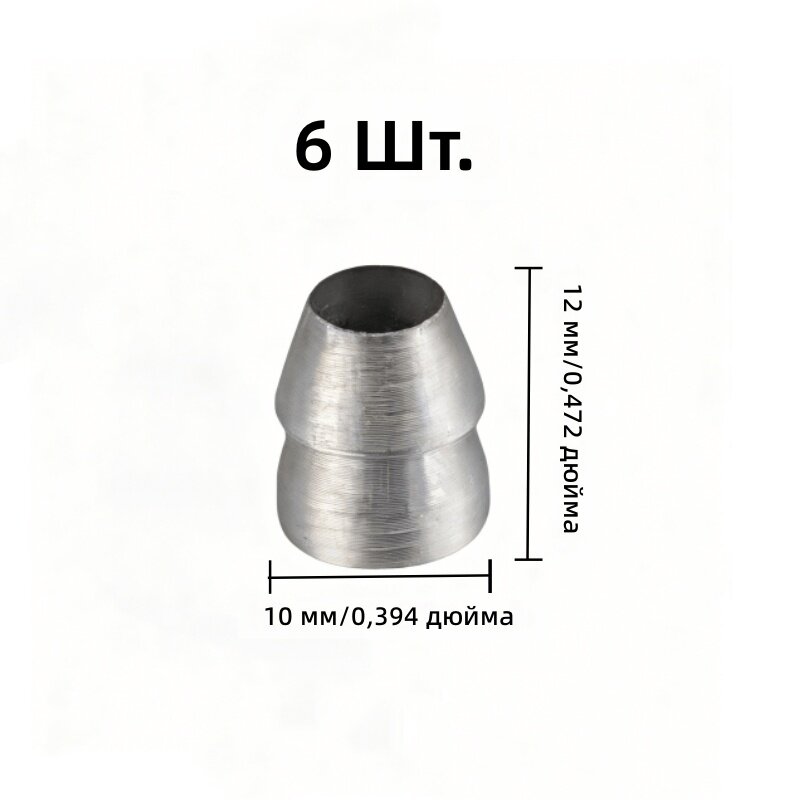 Набор клиньев для топора и молотка 10 мм, 6 комплектов, прочные встраиваемые крепежные штифты против растрескивания, для монтажа мебели и усиления сельскохозяйственного инструмента