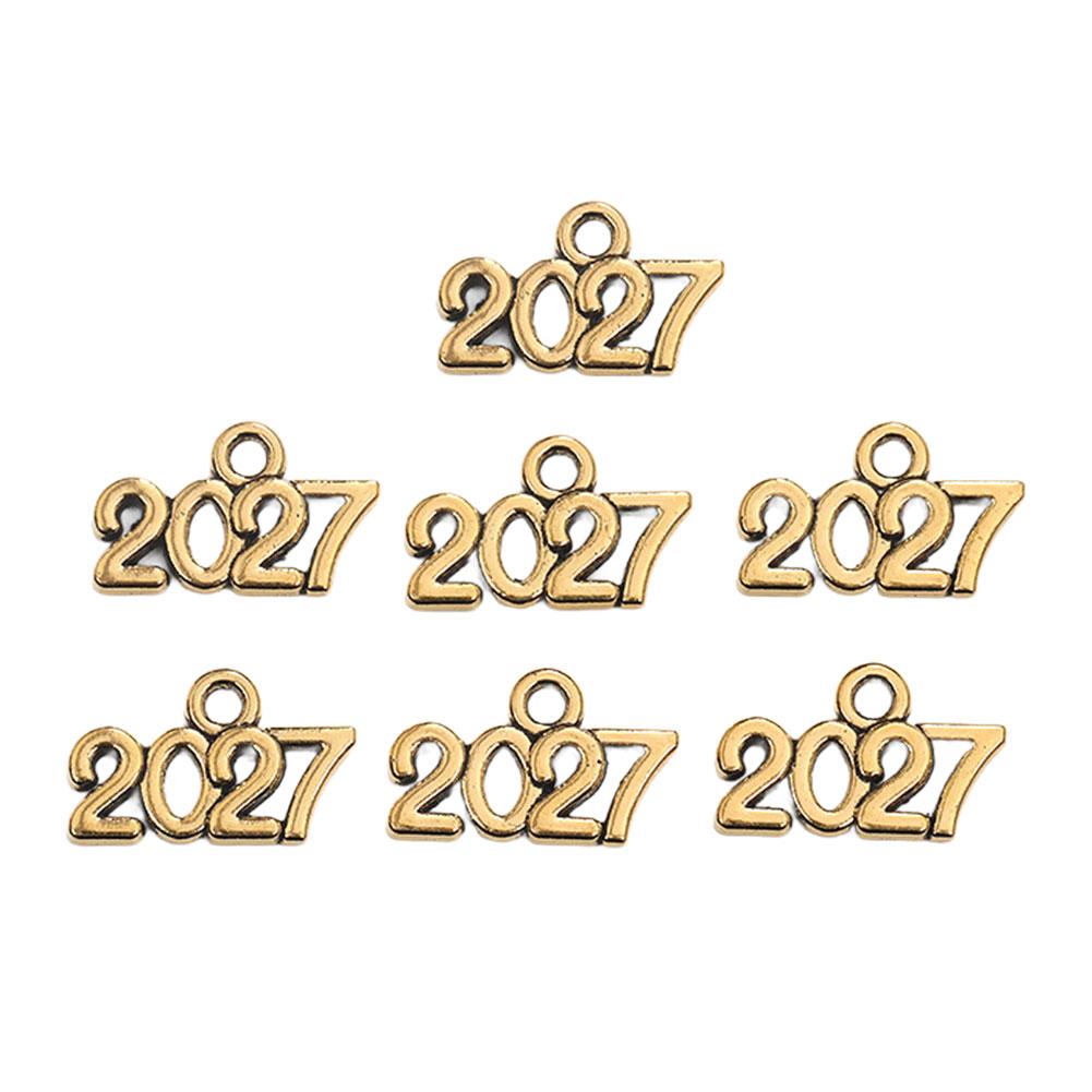 Кулон 2027 для рукоделия, браслетов, сережек, 7 штук, 14х9 мм.