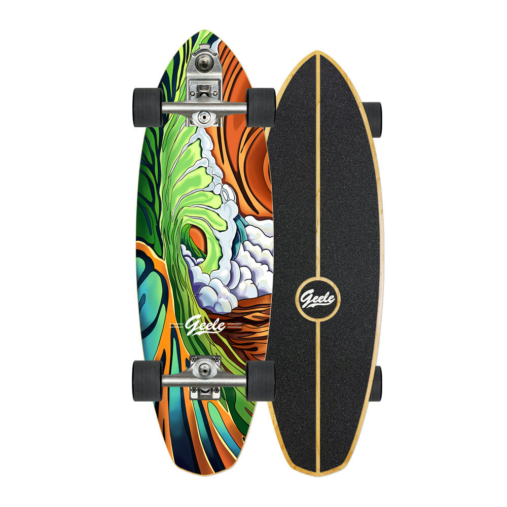 Geele Carver Yow Land Surfboard — профессиональная тренировочная доска-симулятор для взрослых мужчин и женщин, V7, 32 дюйма