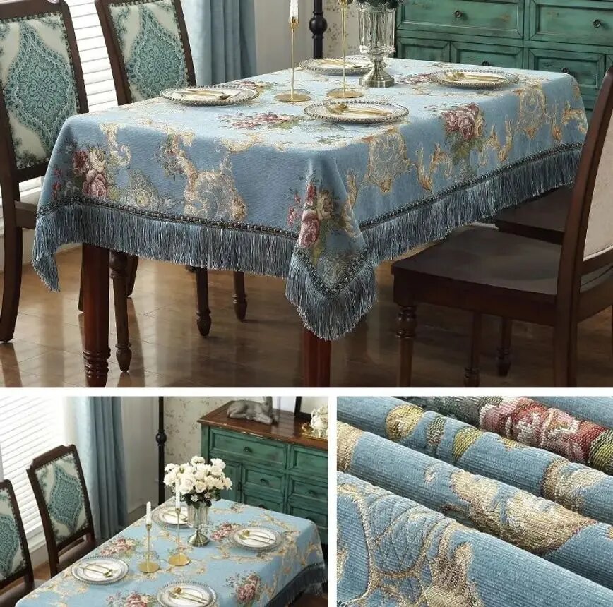Скатерть Полиэфирное волокно 160x250см
