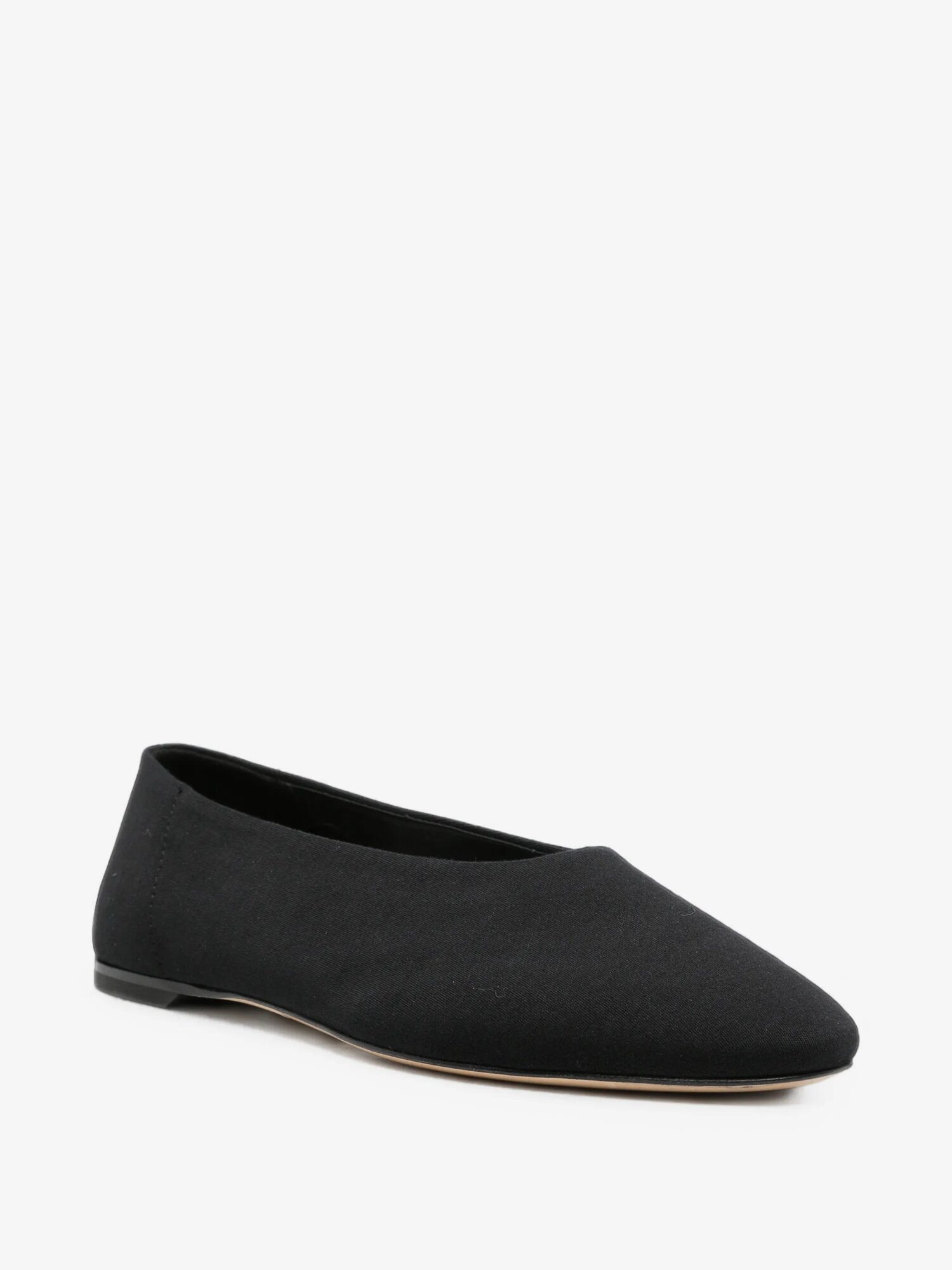 Балетки TOTEME Pointed-toe ballet flats, размер 40, черный — фото 1