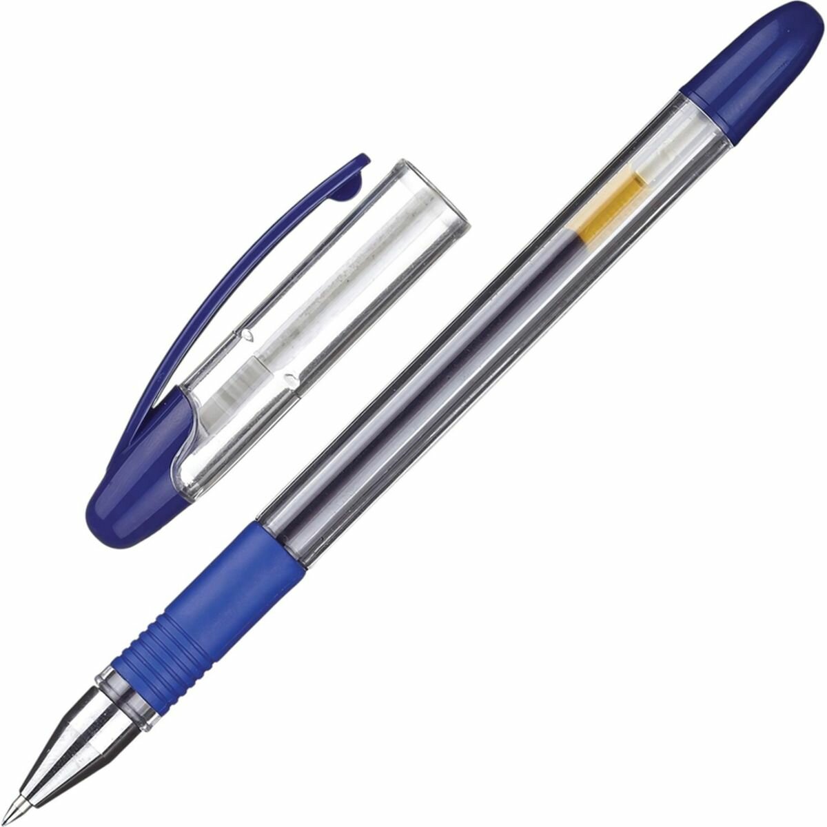 Ручка гелевая Attache Gelios-020 (0.5мм, синяя, резиновая манжетка), 144шт.