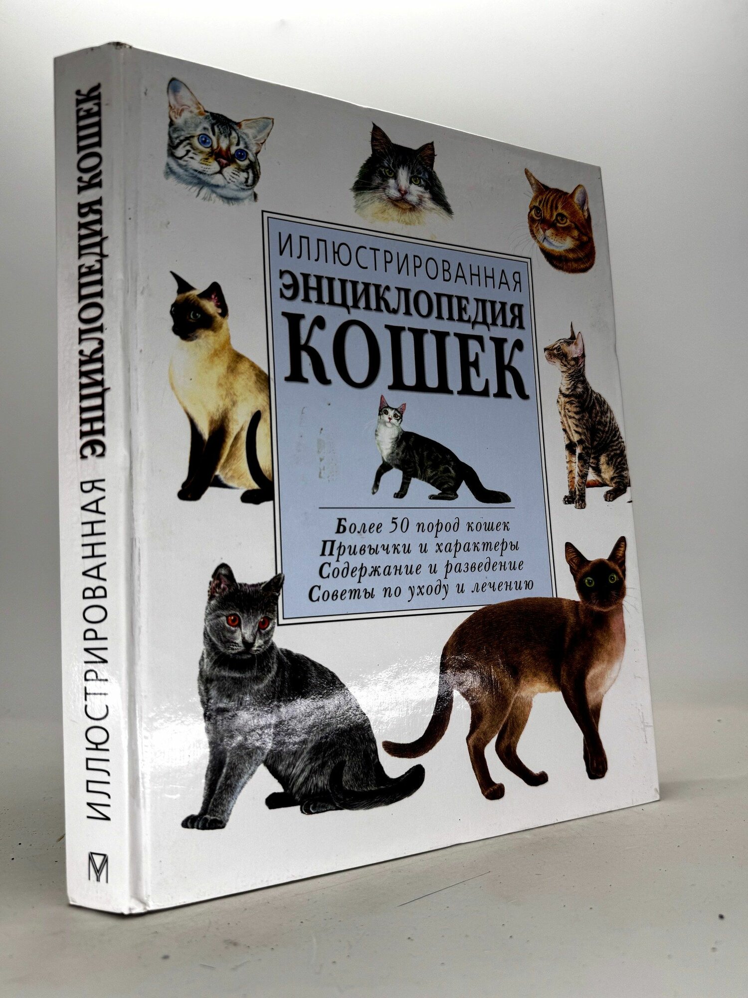 Книга «Иллюстрированная энциклопедия кошек», АСТ, Твердый переплет