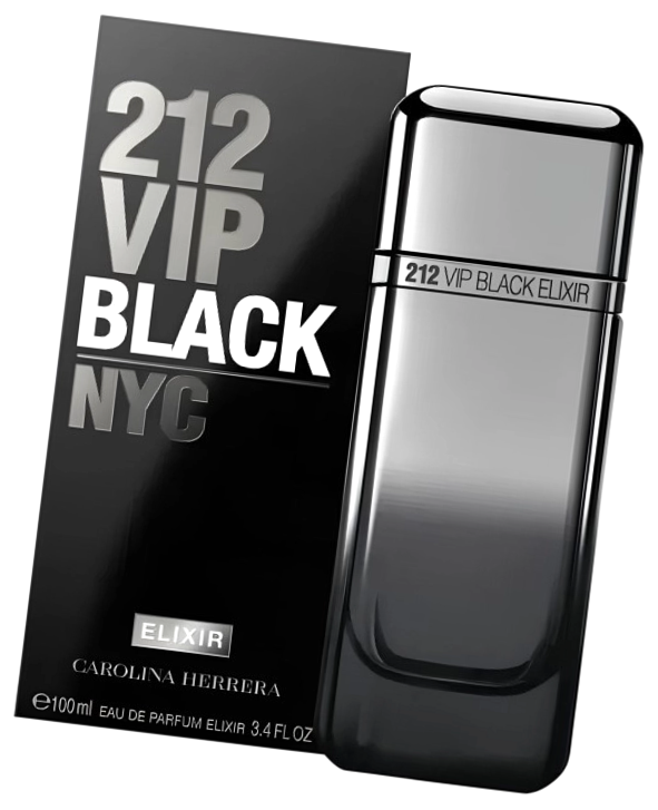 Мужская парфюмерная вода 212 Вип Блэк Эликсир 100 мл - Carolina Herrera 212 VIP Black Elixir