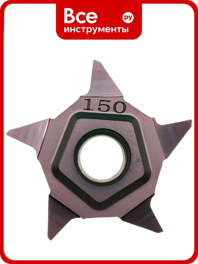 Пластина отрезная/канавочная сменная твердосплавная CNCTOOL PENTA24N200C150 CT5235 (t=1.5, h=4.9) (P, M) 184229