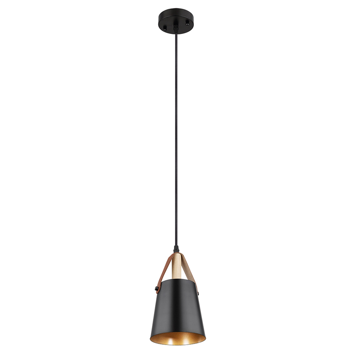 Подвесной светильник Arte Lamp THOMAS A7032SP-1BK, E27, 60 Вт, Чёрный