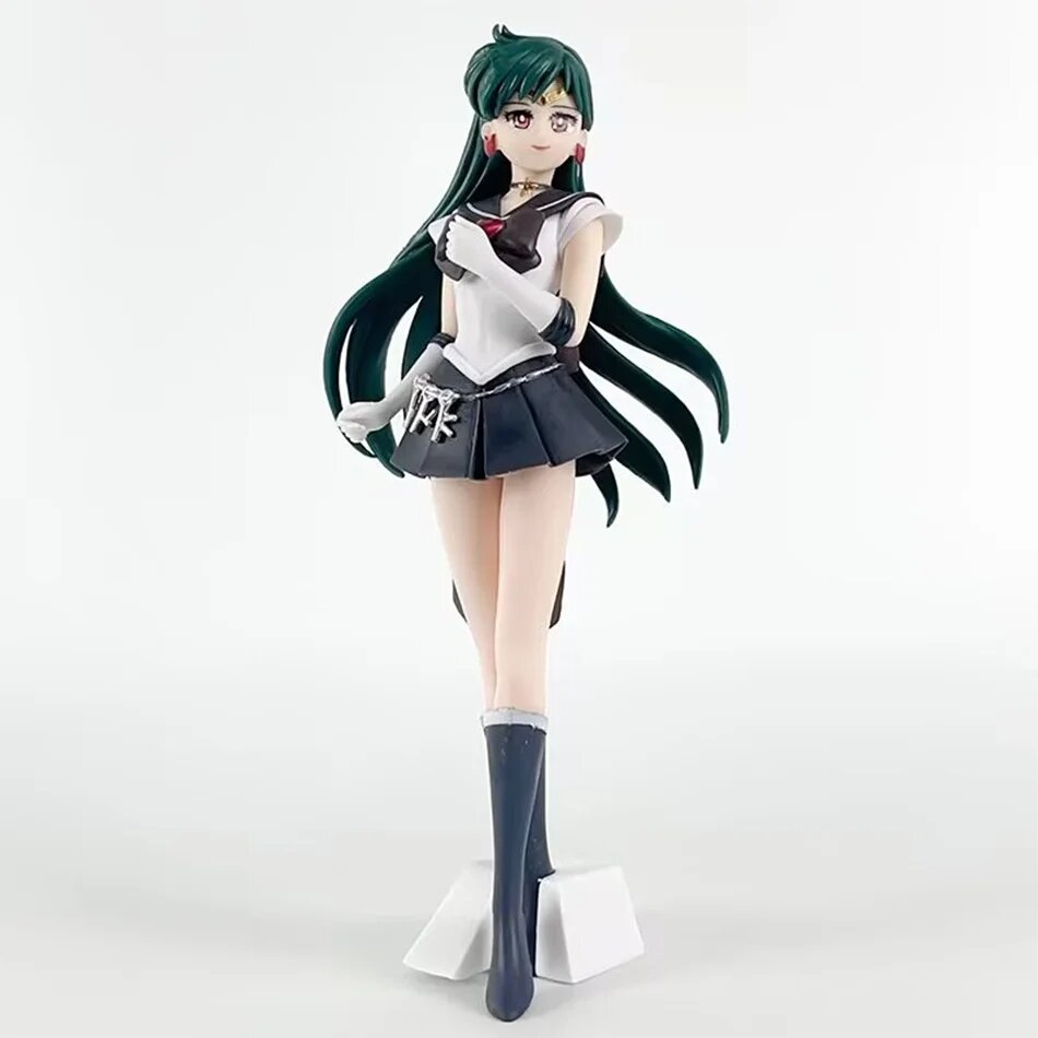 Фигурки Sailor Moon: Кайо Мичиру, Тено Харука, Томоэ Хотару Bandai 23см Изумрудный, No box-7