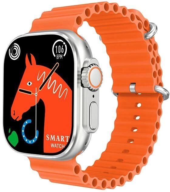 Смарт часы умные iWatch Ultra 9, титановый